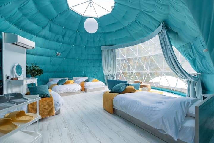 【2 Meals】pets Allowed!/glamping/onsen&sauna/5ppl - Matsumoto