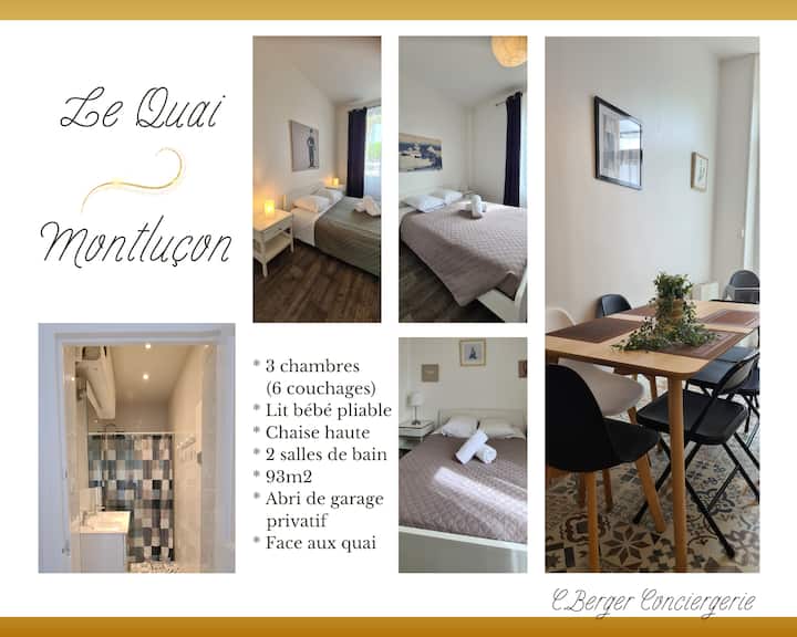 T4 Spacieux, Lumineux Et Moderne - Montluçon