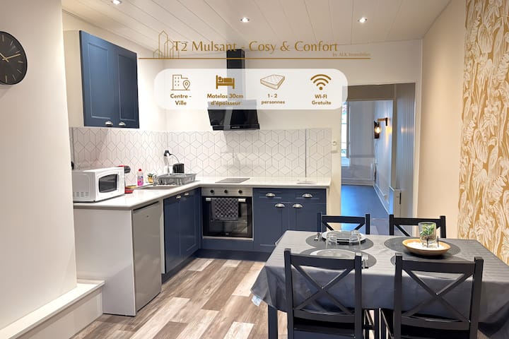 T2 Mulsant - Cosy & Confort - Ibis Budget Roanne Hôtel