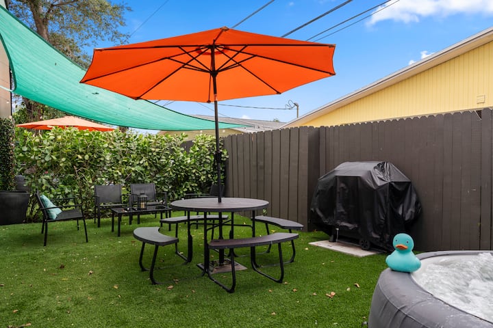 Patio, Kingbed, Jacuzzi, Fllapt, Washer-dryer, Bbq - Fort Lauderdale