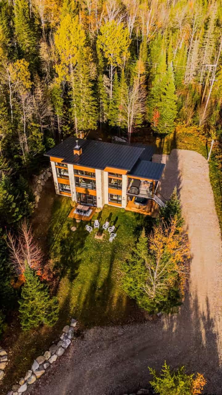 Chalet Royal I Luxe En Pleine Nature - Spa & Sauna - Quebec