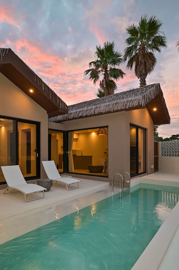 제주 감성 풀빌라 사누르제주 A동 | 24시간미온수무료 | 프라이빗 독채ㅣ공항25분 - Jeju-si