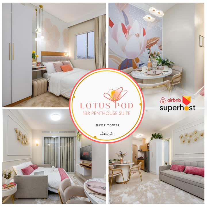 Lotuspod 1br Penthouse, Ayala - It | Free Parking - Mandaue City