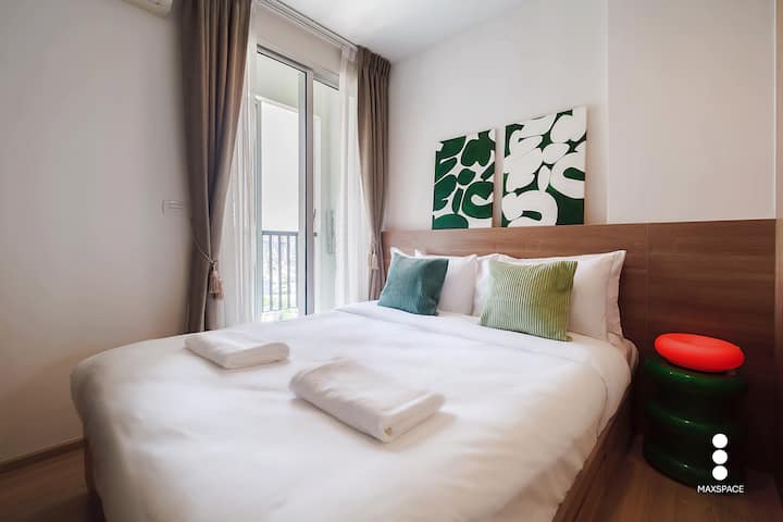 Large 1br@28fl. W/sky Pool Near Icon Siam/walk-bts - Yan Nawa