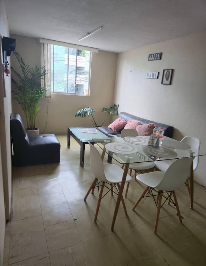 Depto. 3 Recámaras+wi-fi + Auto Check-in 18% Off - Pachuca