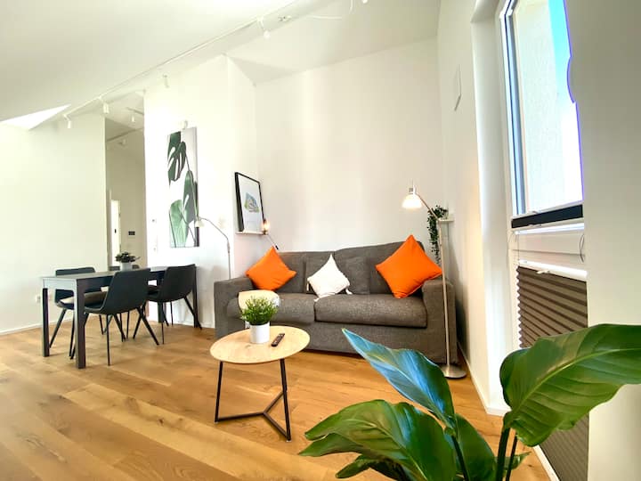 Penthouse Eltville - Zentral, Dachterasse - Eltville am Rhein