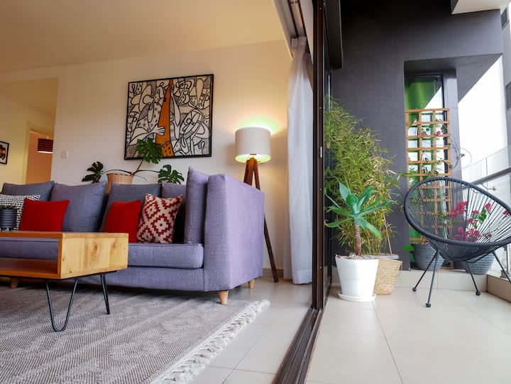 Cozy Apartment In Lavington With Rooftop Views - Nairobi