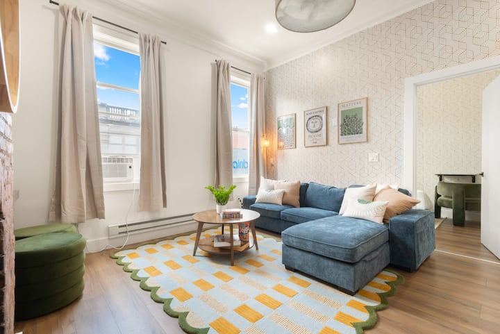 New!|3/2 Stylish Retreats|mins To Nyc|sleeps 10 - Hoboken, NJ