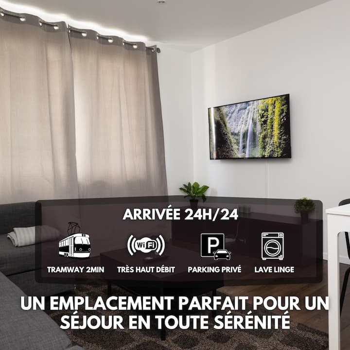 The 3room| 3 Chambres| Parking | Proche Tram - Clermont-Ferrand