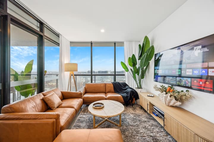 Skyvista Luxury Cbd 3br Apt - Pool & Gym & Parking - Adelaide