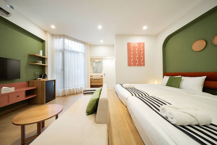 Studio|2 K Bed| 7 Min To Old Quarter| Washer&dryer - Hanoi