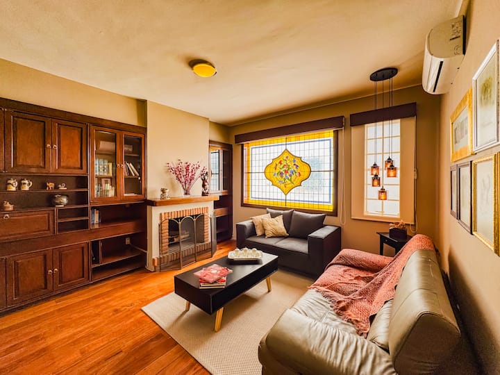 Serene Apt+jacuzzi+wifi+parking+tv+ac@polanco - Mexico City