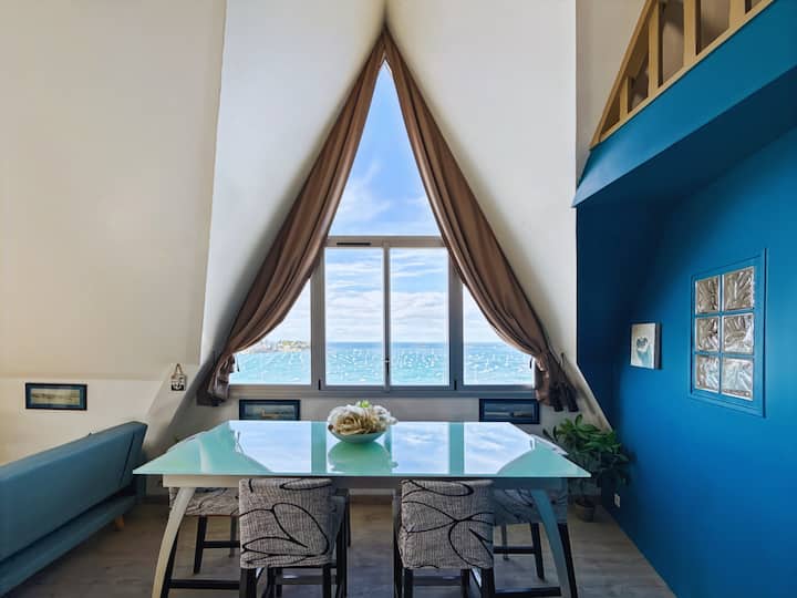 Le Saphir - Vue Mer - Plage Privée - Tennis - Saint-Lunaire