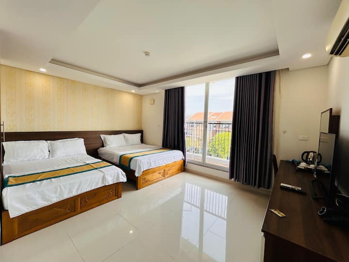 #May1_2 Queen Beds|free Gym & Pool | Balcony - Phú Quốc