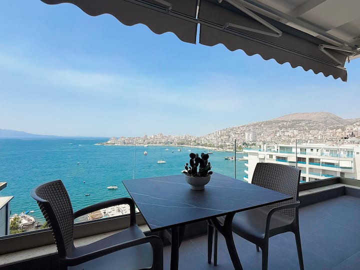 Sea View | 100m To Beach | Parking | Full Kitchen - Albania