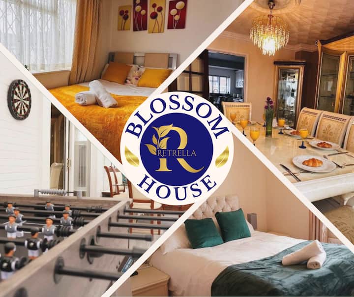 Blossom House - 5br Family Stay W/ Garden & Bbq - The Royal Town of Sutton Coldfield