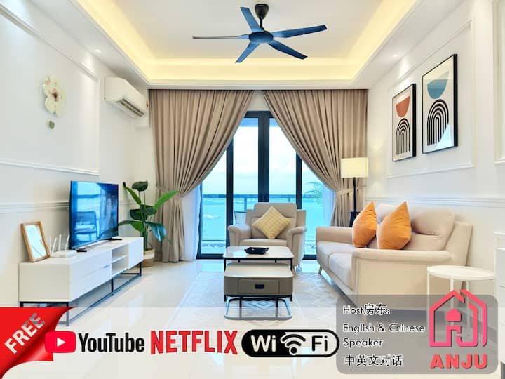 Urban Retreat Seaview 2br Unit At R&f Seine Region - Woodlands