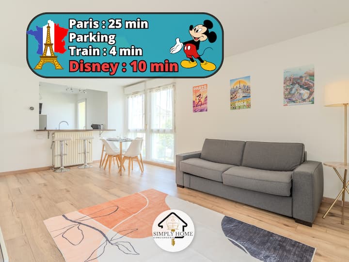 L’olympe Disney 10min- Gare 4min/ Paris 25min - Bussy-Saint-Georges