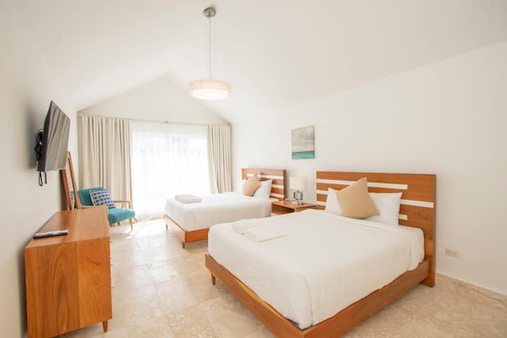 Modern 2br Caribbean Apt -Pool & Beach Access - Puerto Plata