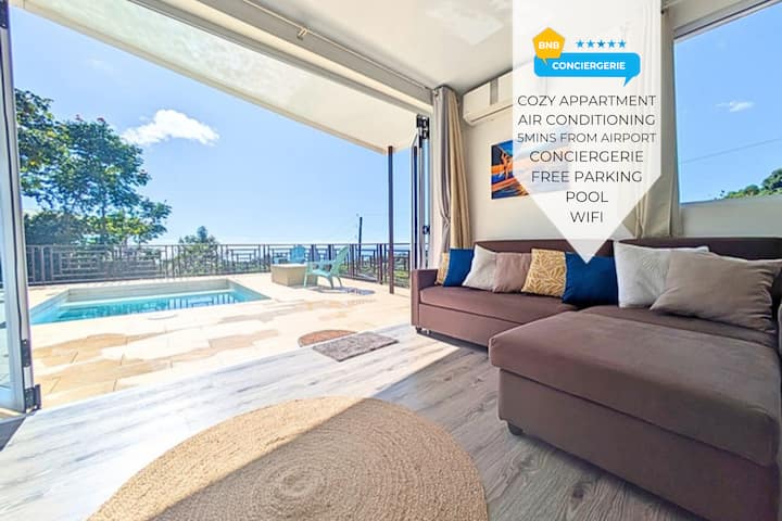 Fare Vaihau - Near Airport - Wifi - Pool - Ac - Polinesia Francese