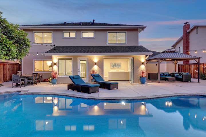 Modern New Luxury Coastal Home Sparkling Pool/bbq - Newport Beach, CA