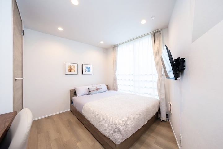 【西早稻田503】大床公寓:电视/干湿分离卫浴/洗衣机/厨房/wi-fi/适合办公/适合1-2人入住 - Ikebukuro