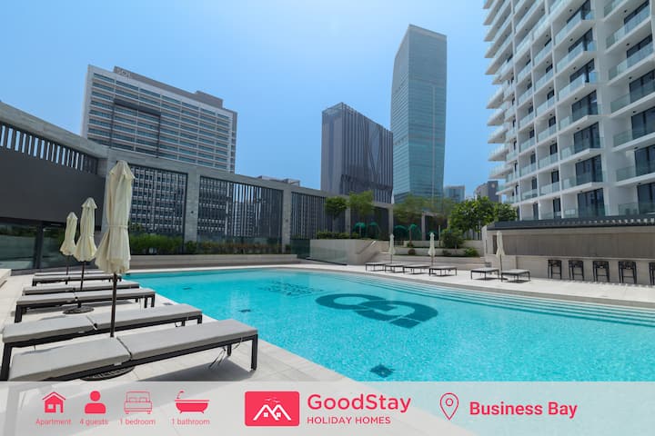 Bright 1bdr In Business Bay, Free Pool&gym - Dubai