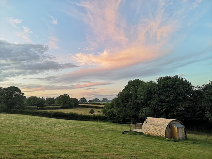 Log Cabin In A Field Of Its Own. - Chagford
