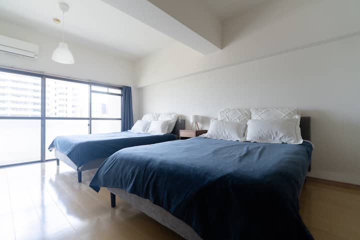 M33)2.5bedroom12people/13mins Gohukumachi / Wifi - Fukuoka