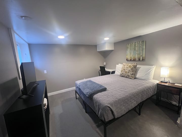 Private Bedroom + Living Space -