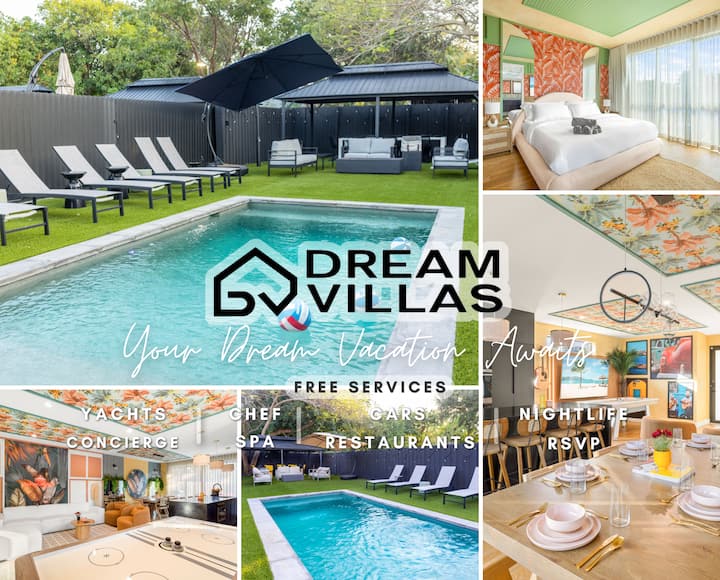 Cuban Luxury Retreat Design District, Pool & Bbq - Miami, FL