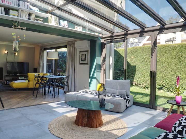 4 Pièces Climatisées - Jardin, Tennis Et Bbq - Versailles