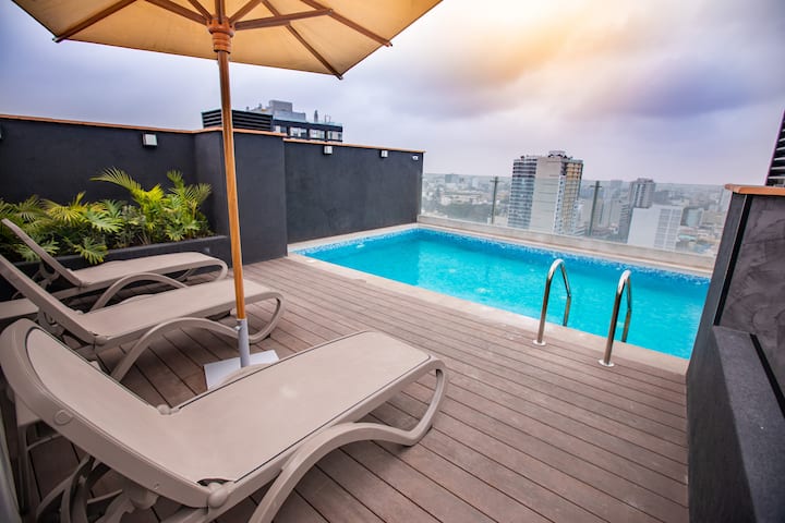 Dhp+ | Depa Moderno 1br A Pasos De Kennedy Park - Lima