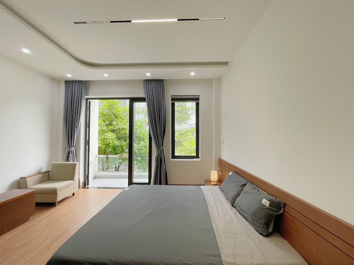202 | Lonahome - Airy & Quiet Studio, Big Balcony - Da Nang