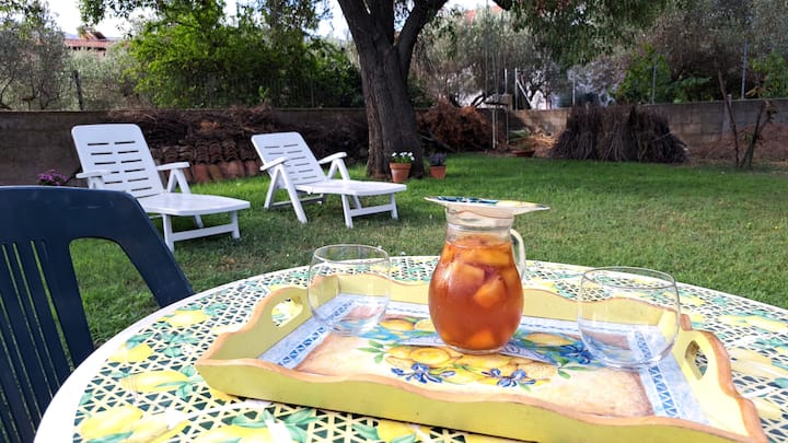 [Casa Del Sole] - Trilocale Con Giardino - Carbonia