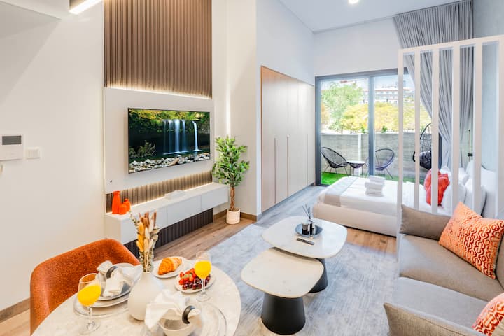 Luxury Apartment Jvc | Padel Gym Pool Cinema Bbq - Dubái