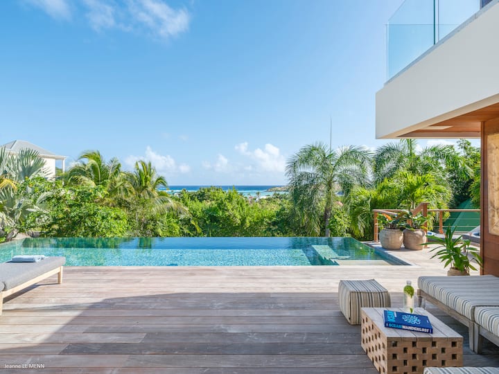 Villa Blue Lagoon 2, Trois Chambres Près Du Lagon - Saint-Barthélemy