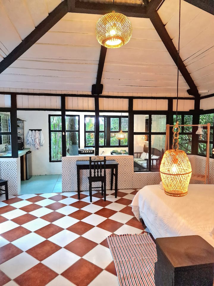 Bungalow 2,kitchen Bath 2 Beds/3 Pers.aircondition - Santa Cruz la Laguna
