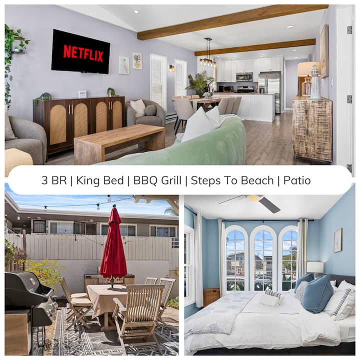 Spacious Balboa Bungalow Steps To Beach - Newport Beach, CA