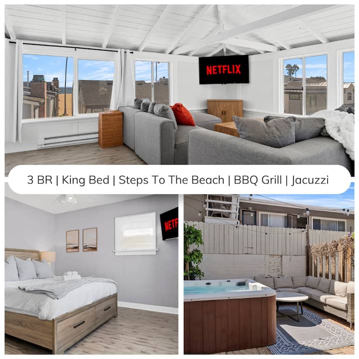 Balboa Beach Paradise Steps To Beach | Spa - 뉴포트비치