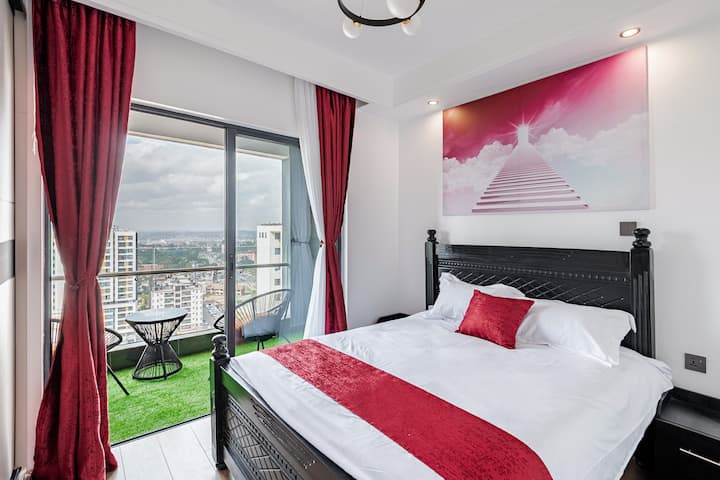 Rebirth Kilimani | 1br Apt W/ Pool, Gym & Views - 奈羅比