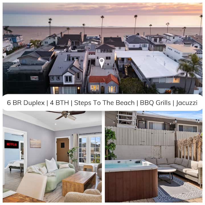 Balboa Duplex Steps To Beach|spa - Newport Beach, CA