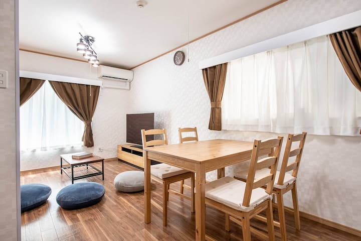 新宿駅まで1本/笹塚駅から徒歩10分圏内/最大8名収容/長期滞在歓迎/渋谷・池袋・浅草 - Shibuya