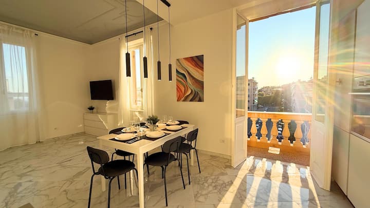 *Lux Home* ~ [Mare + Centro + 10 Min Acquario] - Gênes
