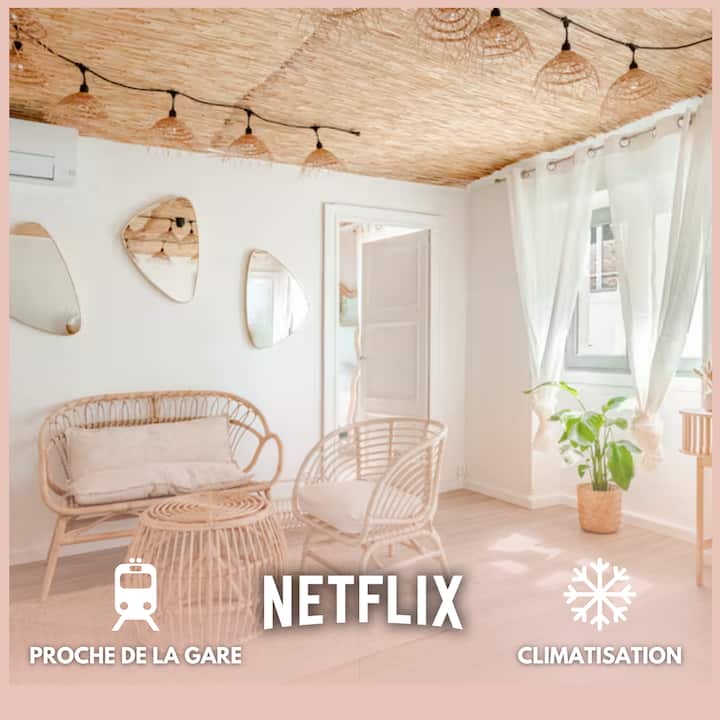 Apt 45m2 Climatisé,centre Ville, 2 Prs, Animaux Ok - Nîmes