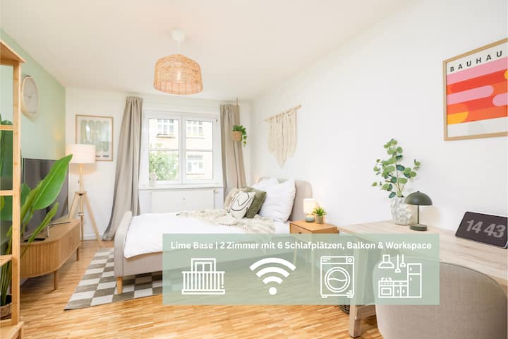 Staytime - Lime Base | Top Lage | Balkon | 8 Pers. - Dresden