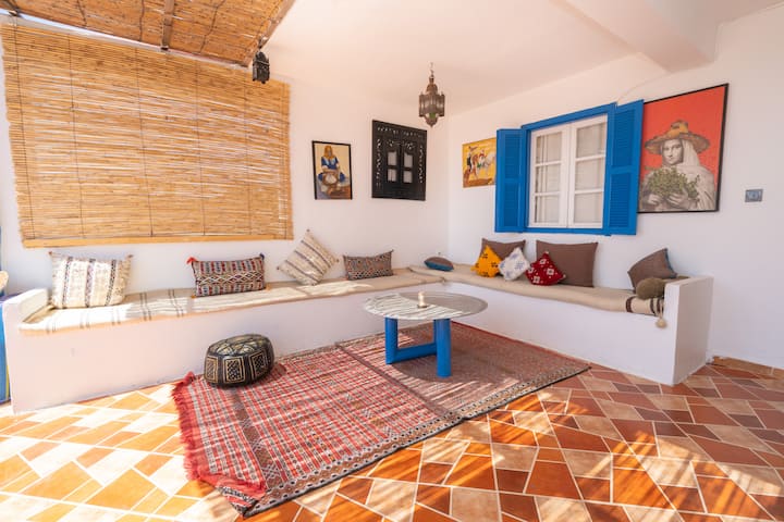 Maison De Charme,4chbres, Toit Terrasse Et Vue Mer - Tangier