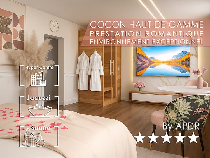 Le Cocon Diamant Jacuzzi & Sauna - Compiègne