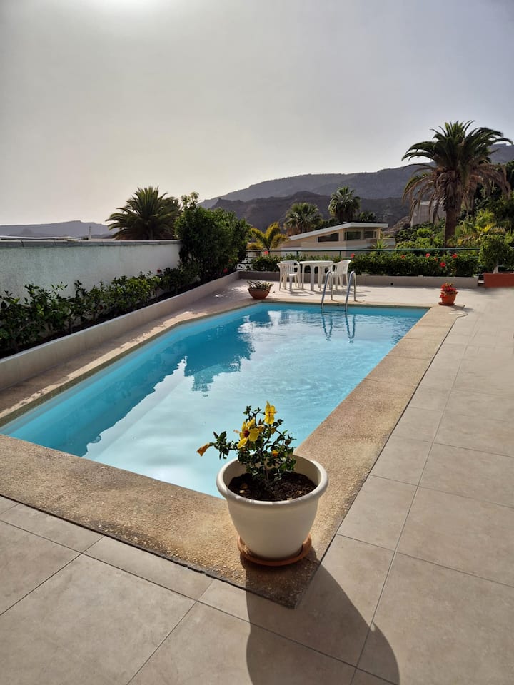 Casa Bach - Koselig Hus Med Privat Basseng I Tauro - Puerto de Mogán