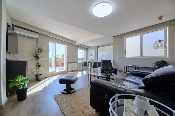 Penthouse Large Terrace, Great View And Parking - Moncada